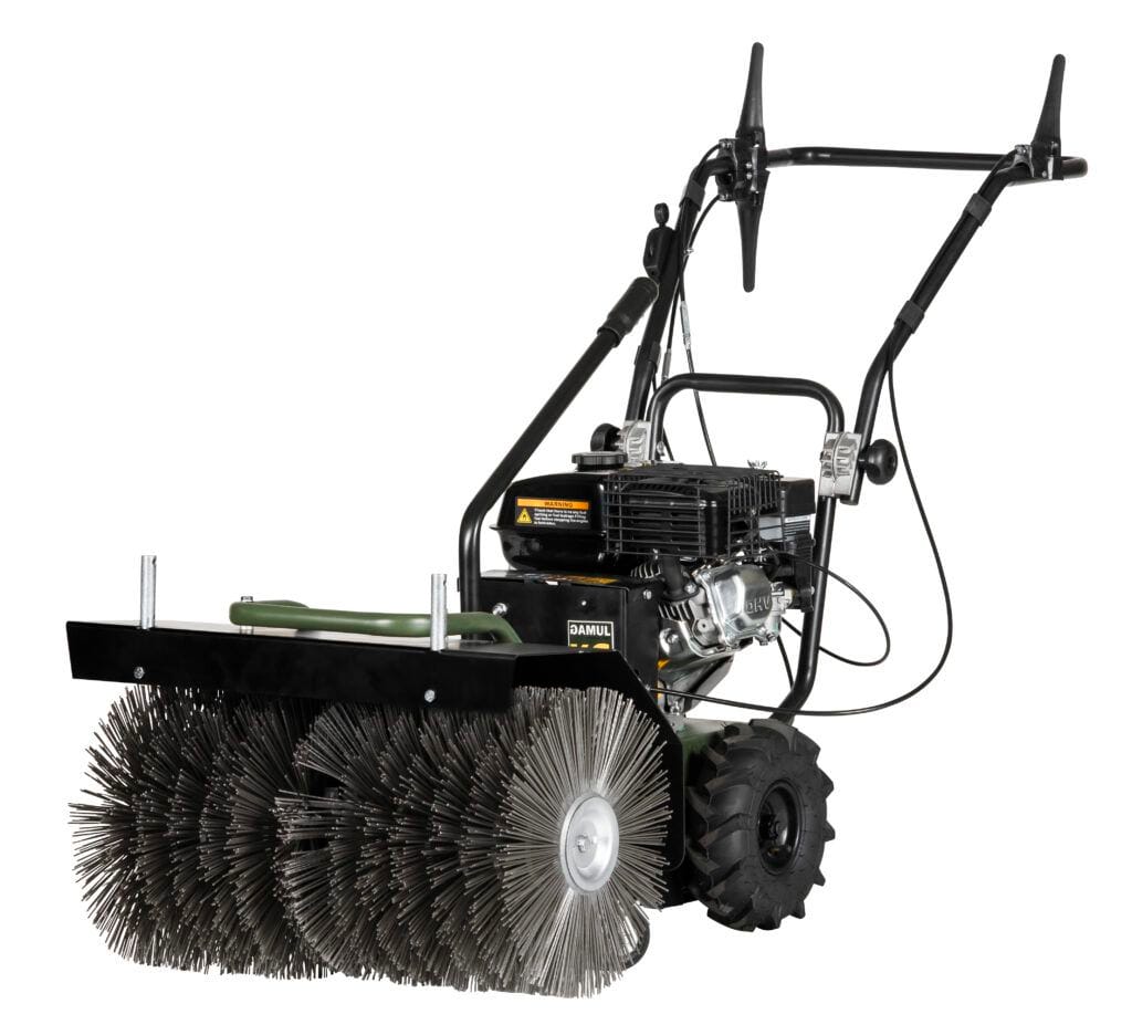 Power Brush Broom Sweeper GAMUL K6 60cm Petrol Yard Sweeper • Outland Tools
