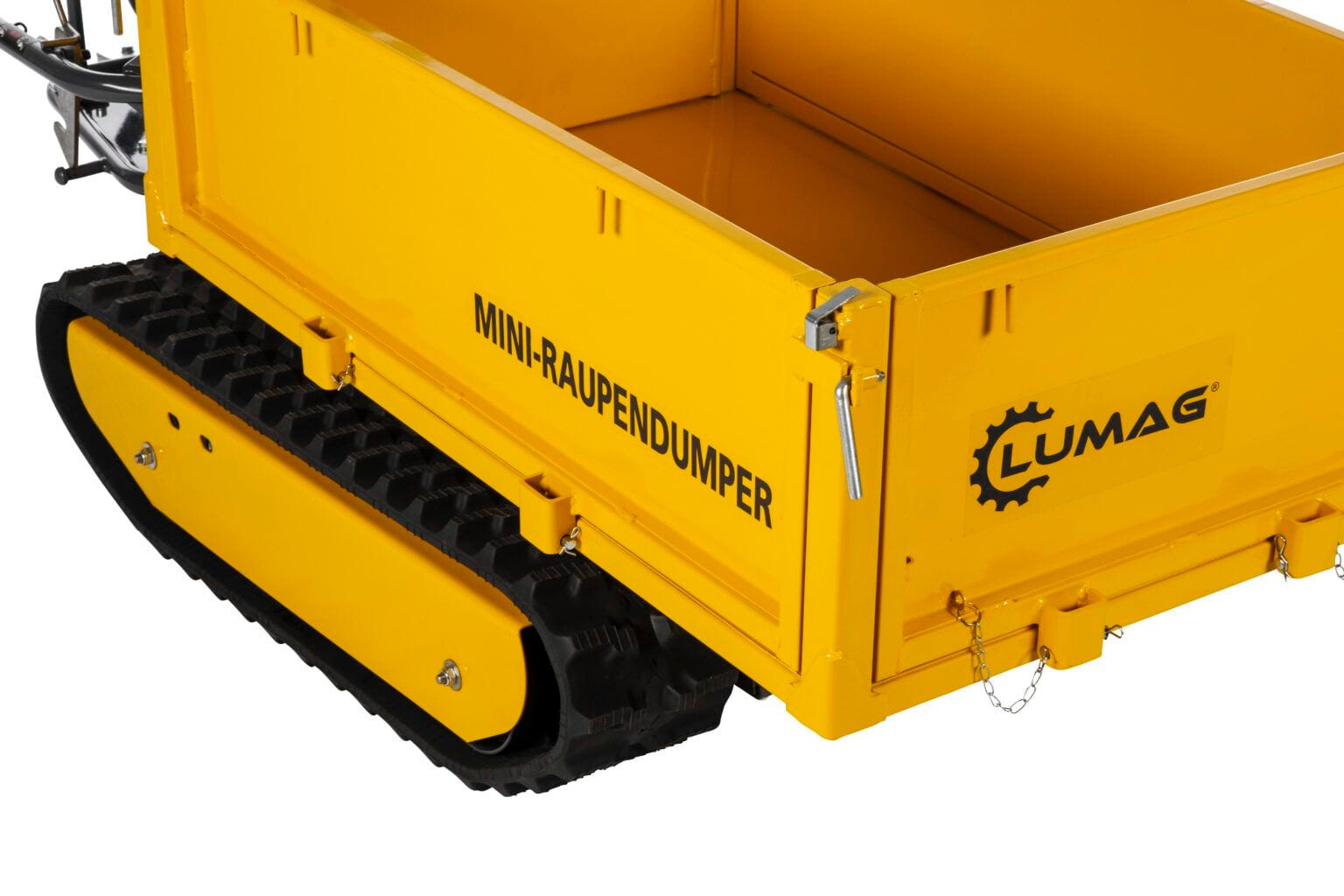 Mini Dumper tracked power barrow with drop side cargo box Lumag MD500 ...