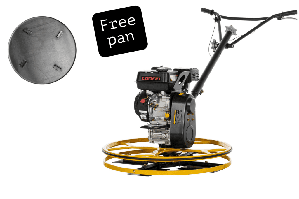 Petrol Power Float Power trowel 80cm wide edging machine Lumag BT800 ...